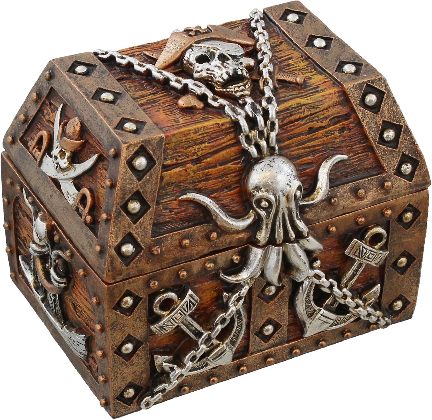 Amazon.com: Old River Outdoors Pirate Chest Octopus/Skull & Crossbones ...