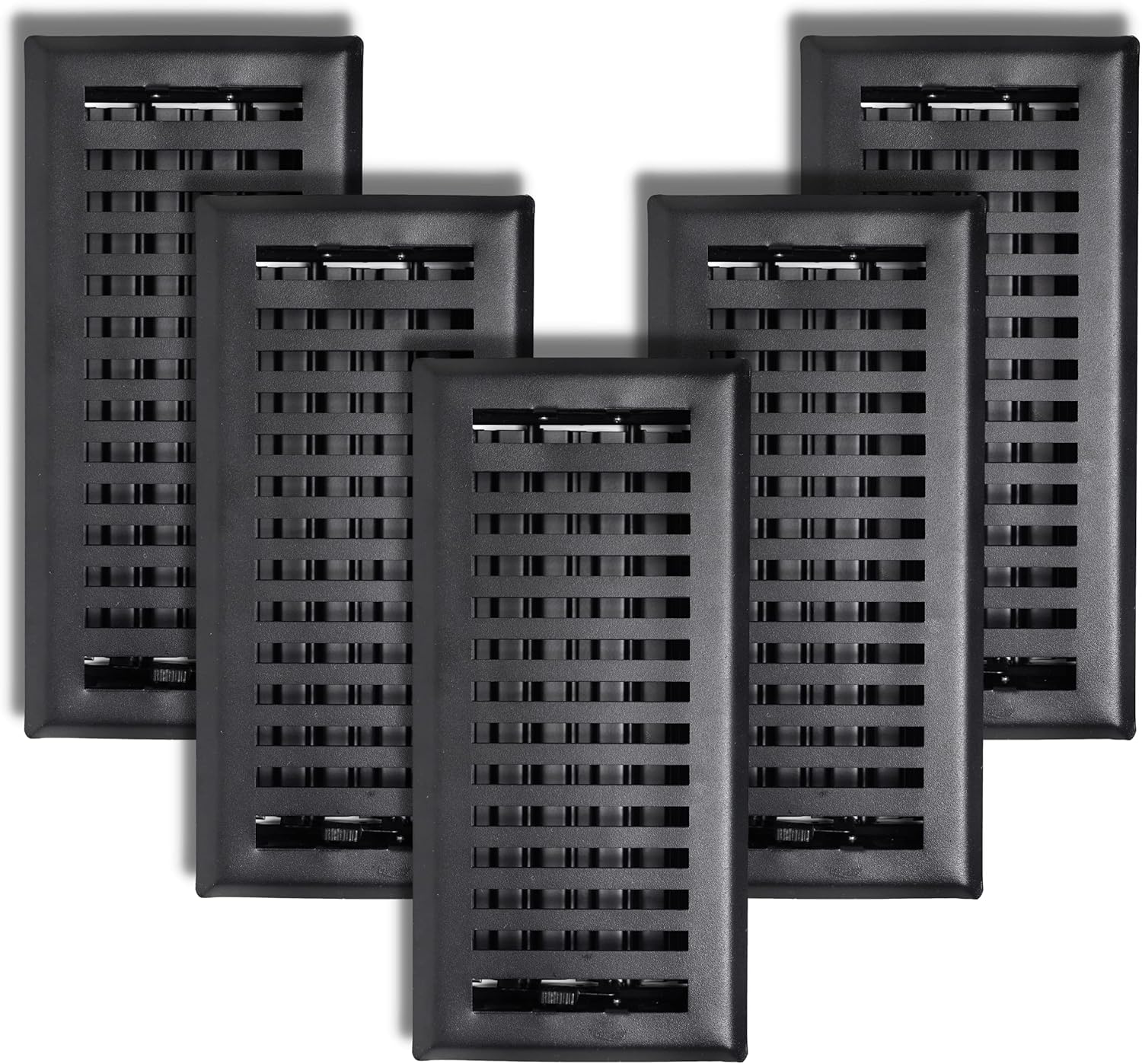 Sierra Grates 4" x 10" Contemporary Design Floor Register in Cast Iron ...
