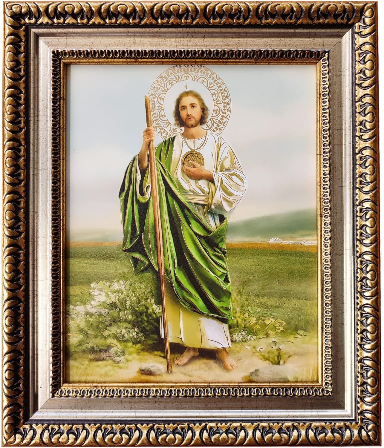 Amazon.com: Saint Jude Thaddeus Framed Print (Cuadro de San Judas Tadeo ...
