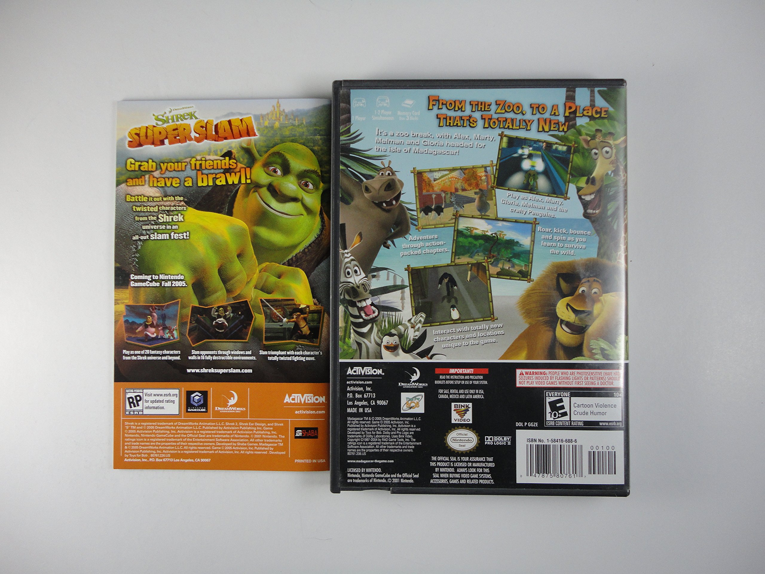 Madagascar Gamecube Disc