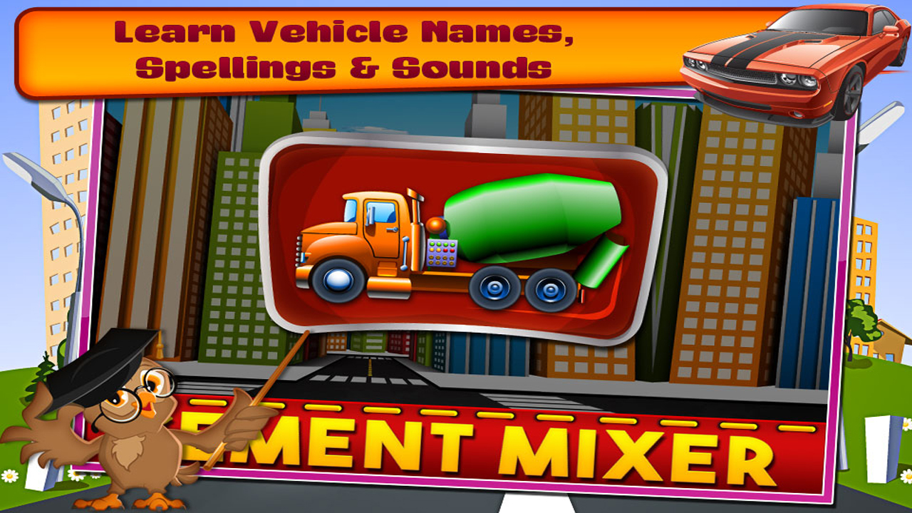Learn Vehicle Names and Spellings - Application sur Amazon Appstore