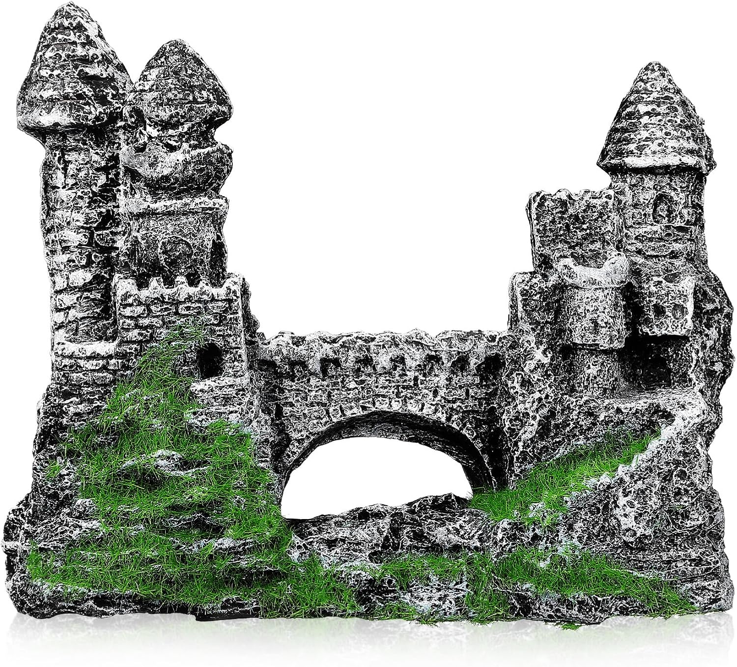 Amazon.com: Milisten Aquarium Castle Decoration, Fish Tank Castle ...