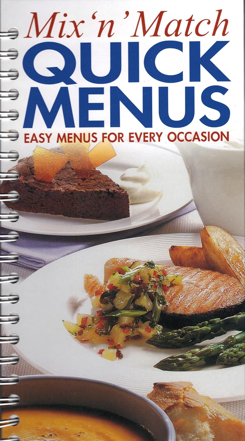 Mix 'n' Match Quick Menus Easy Menus for Every Occasion: Amazon.co.uk ...