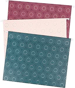 Amazon.com : U Brands Foil Fleuri Fashion Hanging File Folders, Office ...