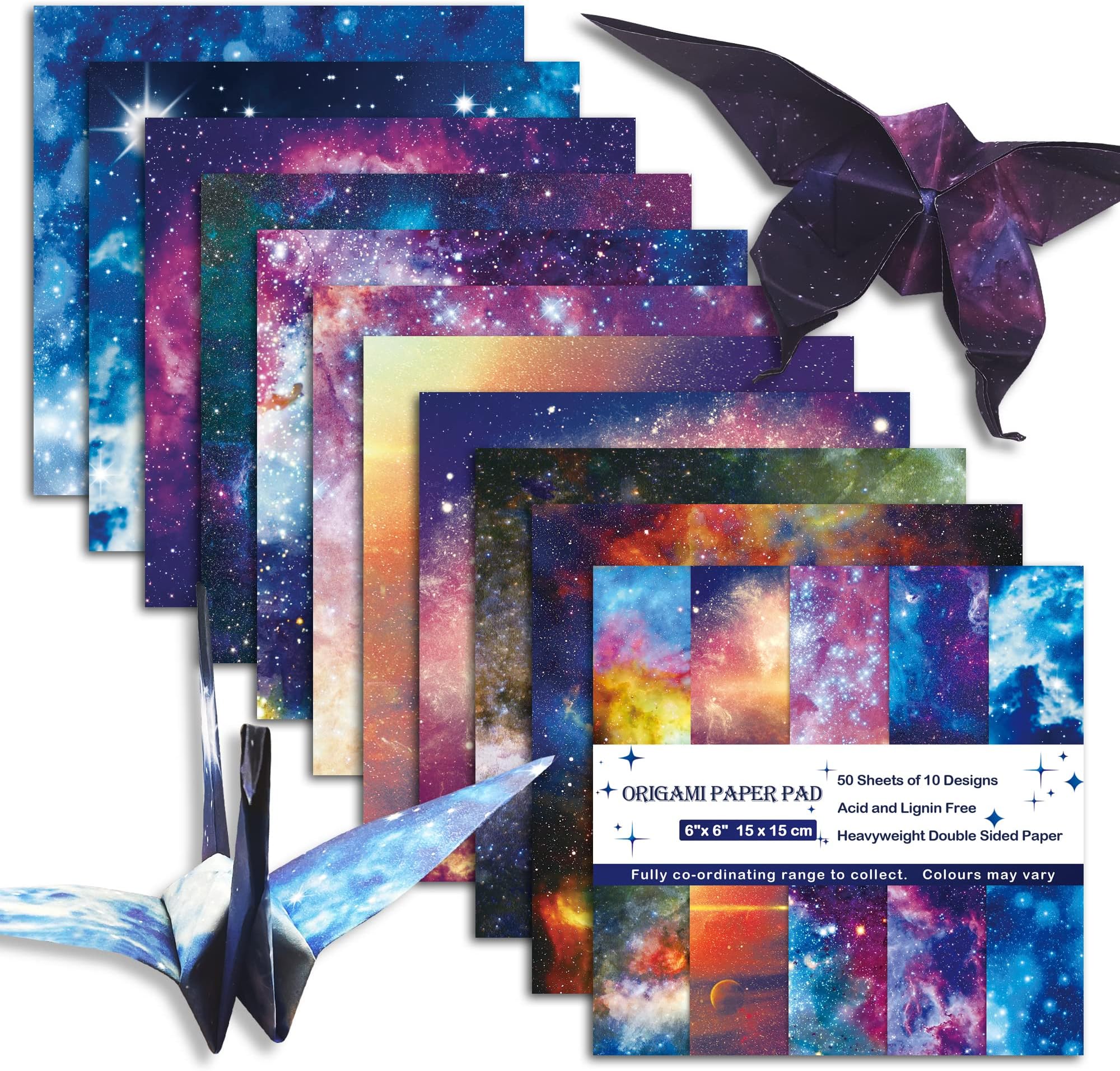Amazon.com : 100 Sheets Double Sided Origami Paper for Kids & Grown-ups ...