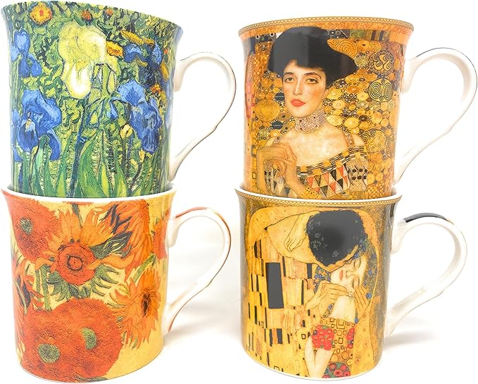 Leonardo Collection Set of Four Mixed Masters Classic Van Gogh and ...