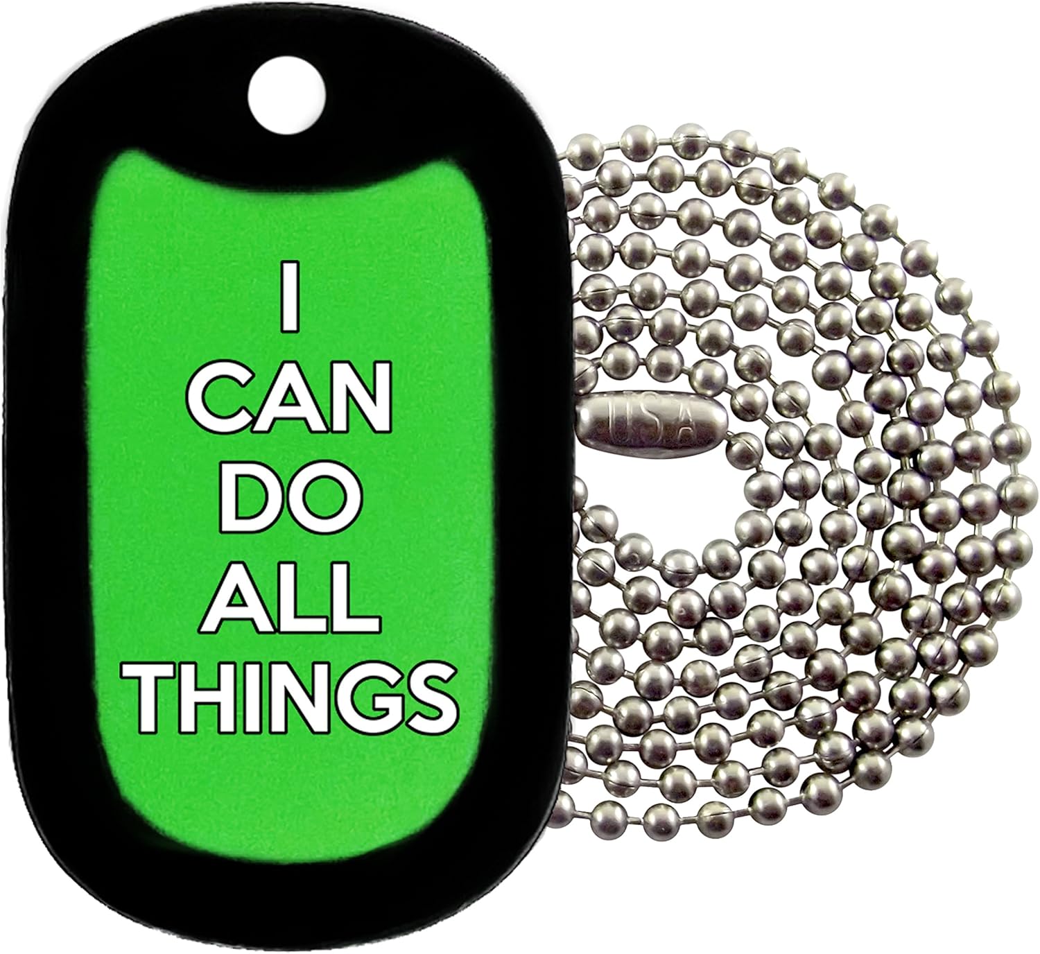 Amazon Tag Z Military Dog Tags I Can Do All Things Green amazon-tag-z-military-dog-tags-i-can-do-all-things-green