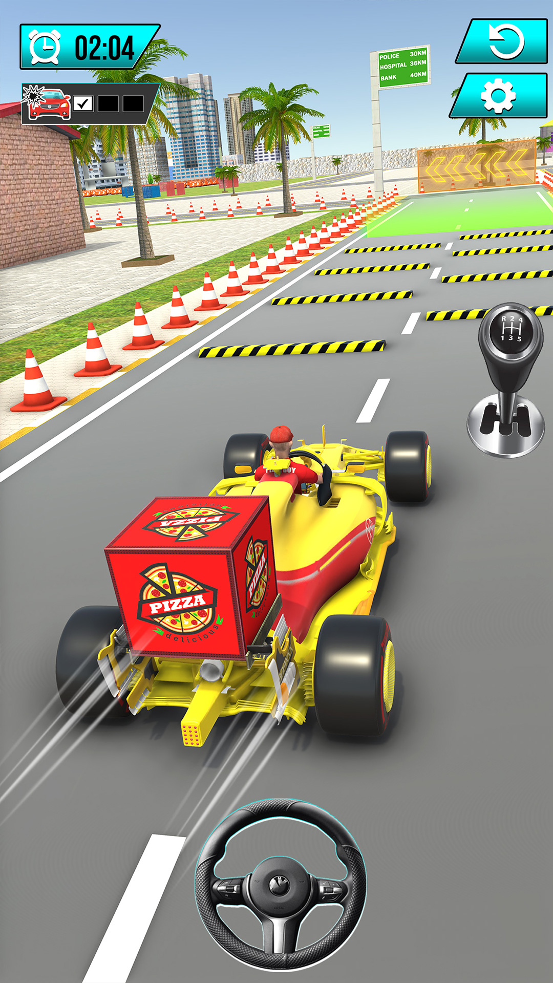 Fast Food Pizza Delivery Car Driving Simulator Game – Offroad Sports ...