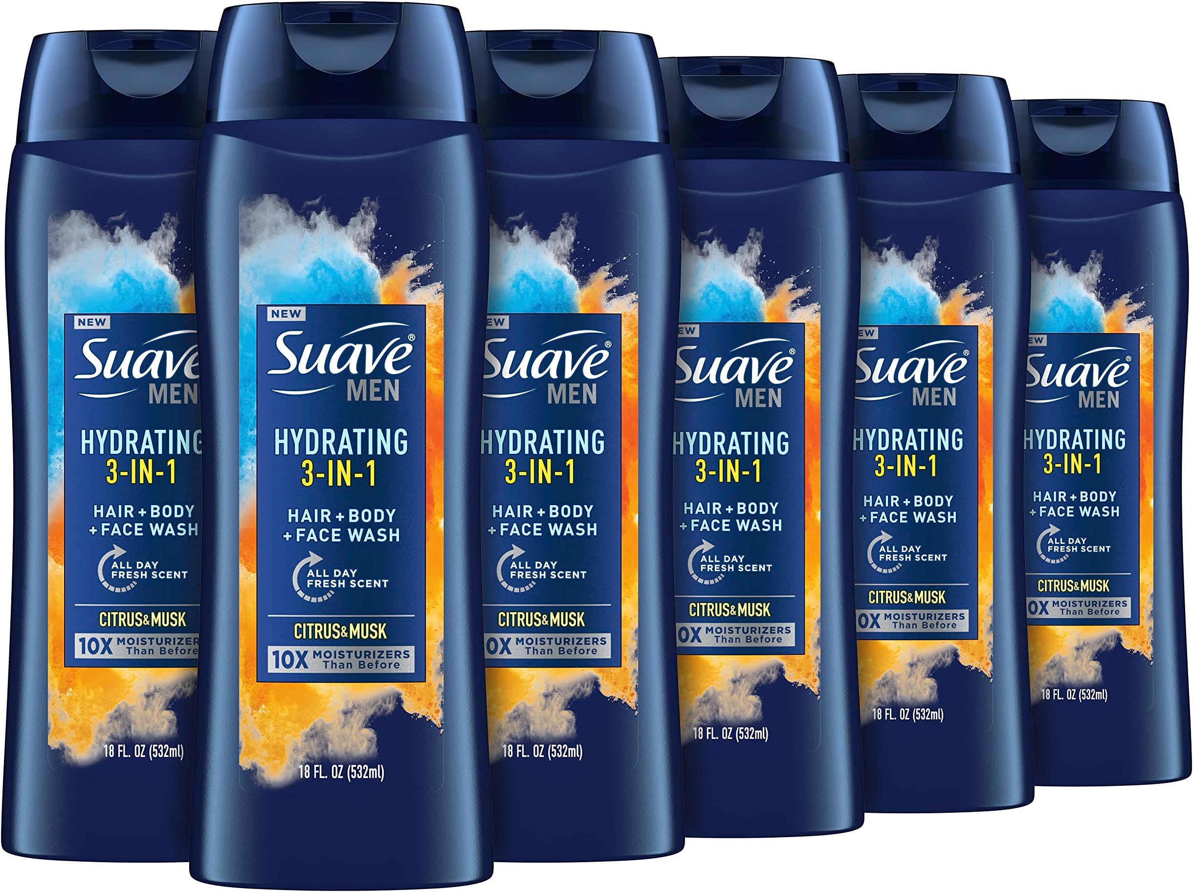 Amazon.com : Suave Men Body Wash, Refresh, 15 Fl Ounce (Pack of 3 ...