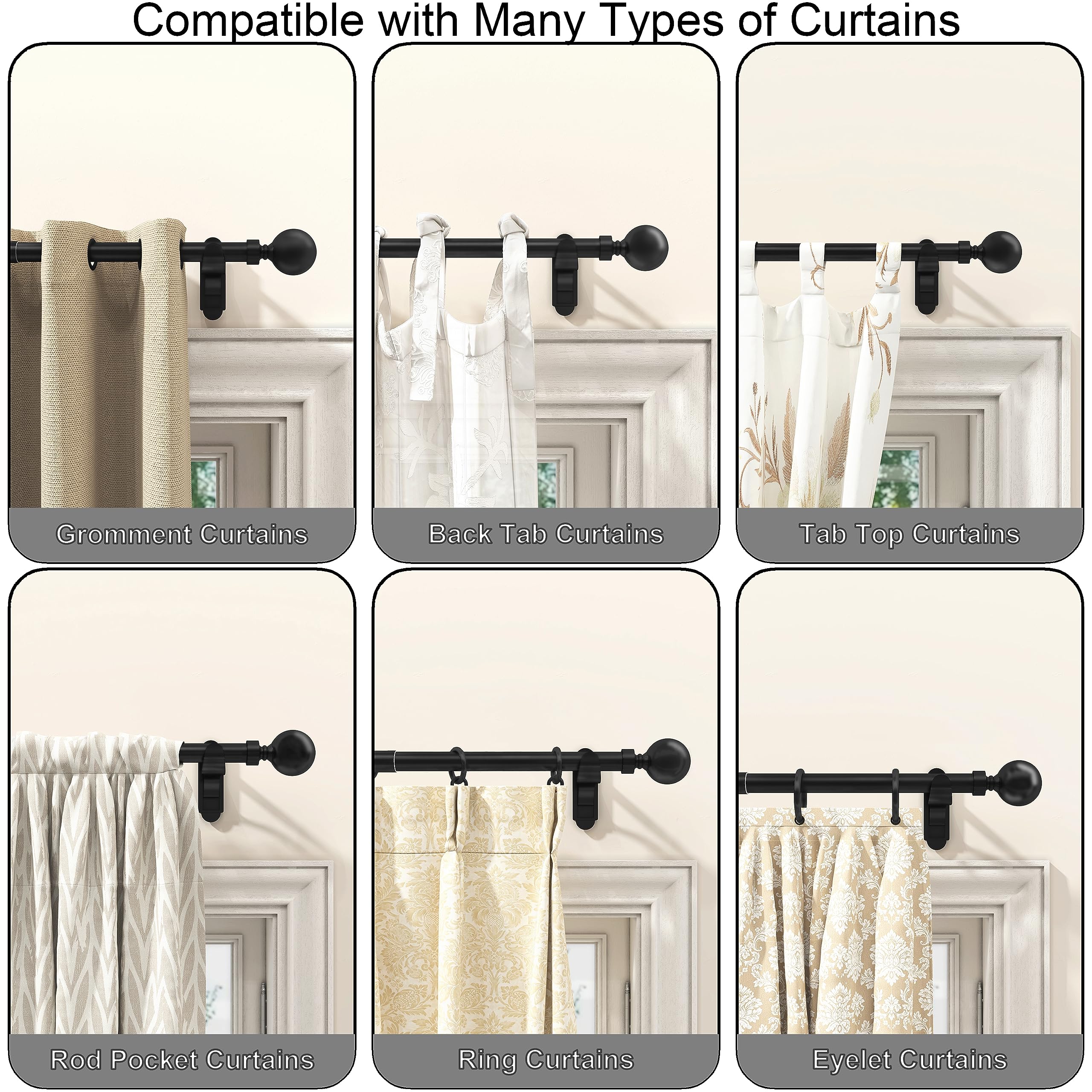 Curtain Rods Types Top 5 Curtain Rod Ideas For Versatile Window