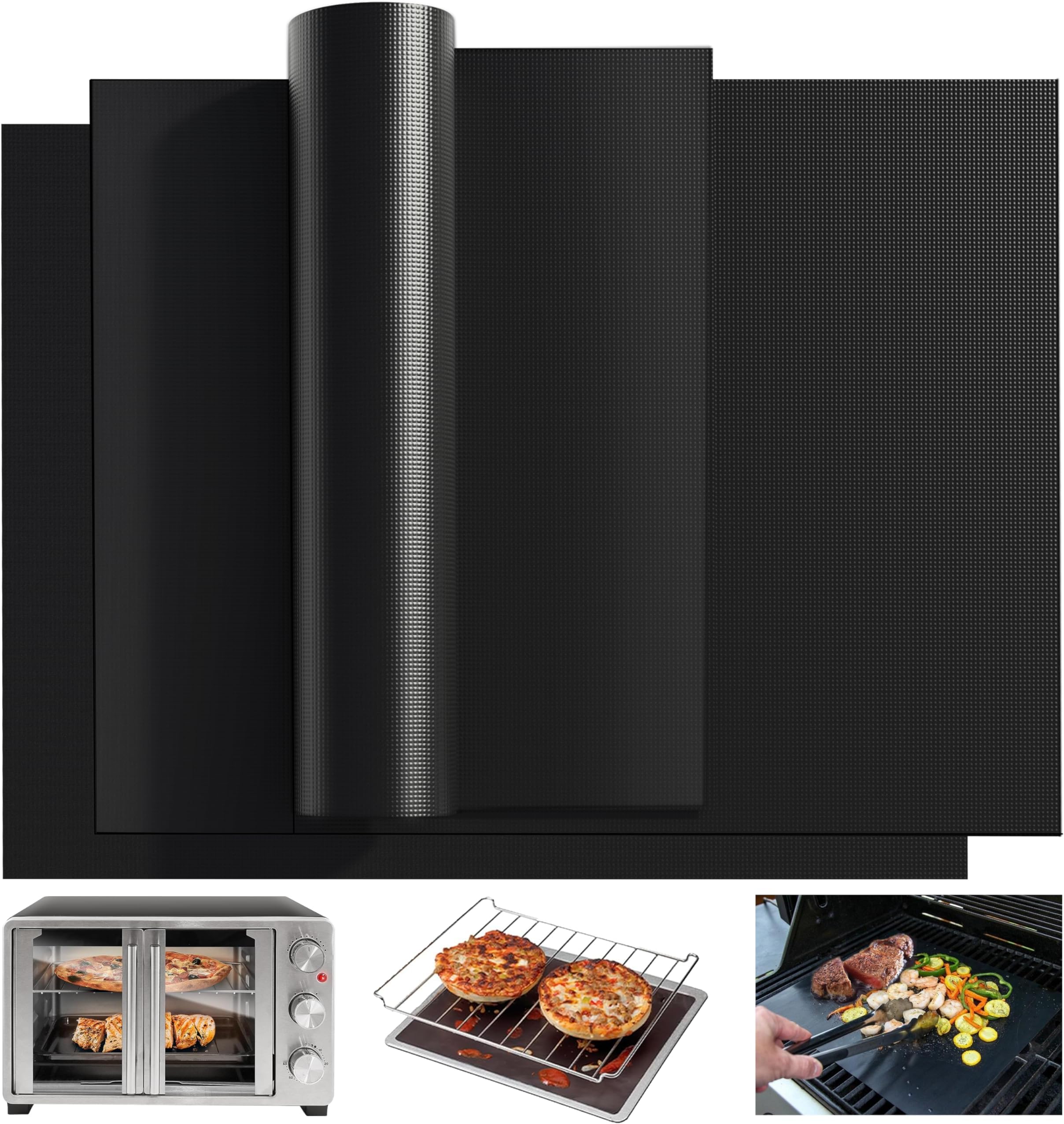 Amazon.com: Emaania Oven Liners for Bottom of Oven - 2 Pack Non-Stick ...