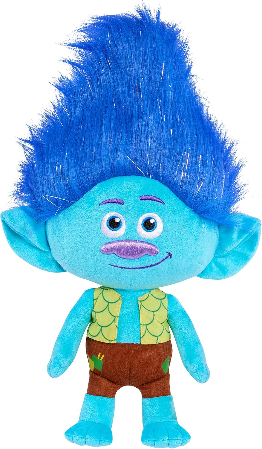 Amazon.com: DreamWorks Trolls World Tour 20-Inch Branch Plush, Stuffed ...