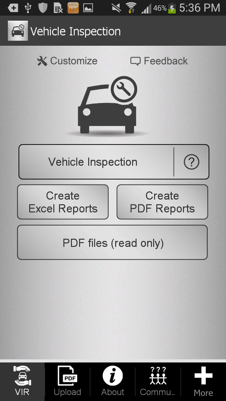 Vehicle Inspection - App on Amazon Appstore