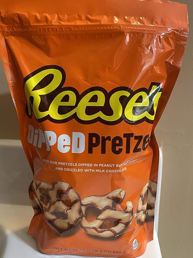 Amazon.com: Reese's Dipped Pretzels 24 Oz. (1 Pack) : Grocery & Gourmet ...