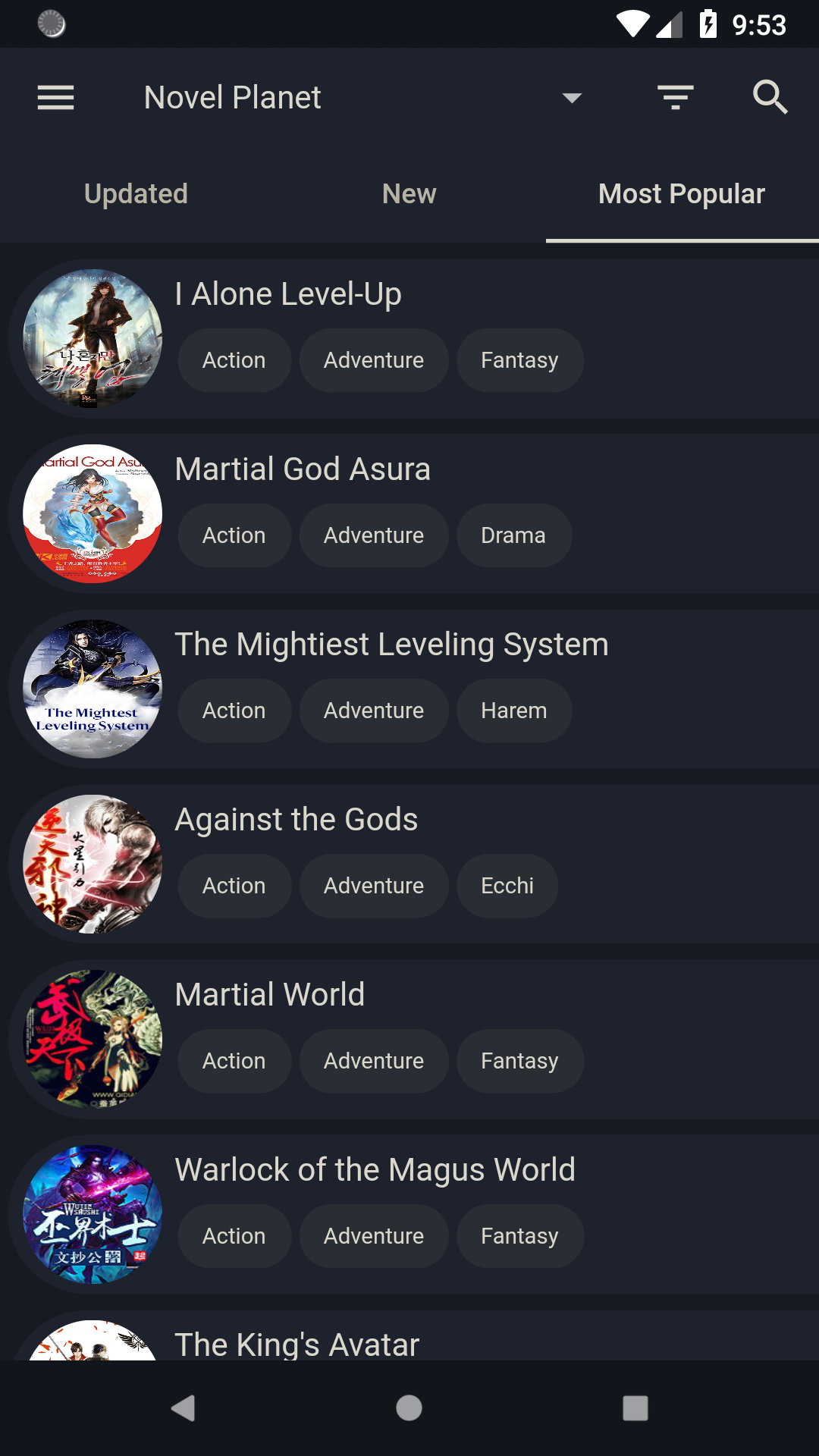 LNReader - App on Amazon Appstore