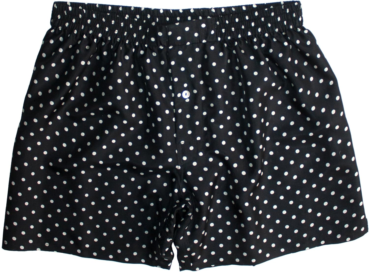 Royal Silk Black Silk Polka Dot Boxers 100% Silk - Men's - Sizes S-3XL ...