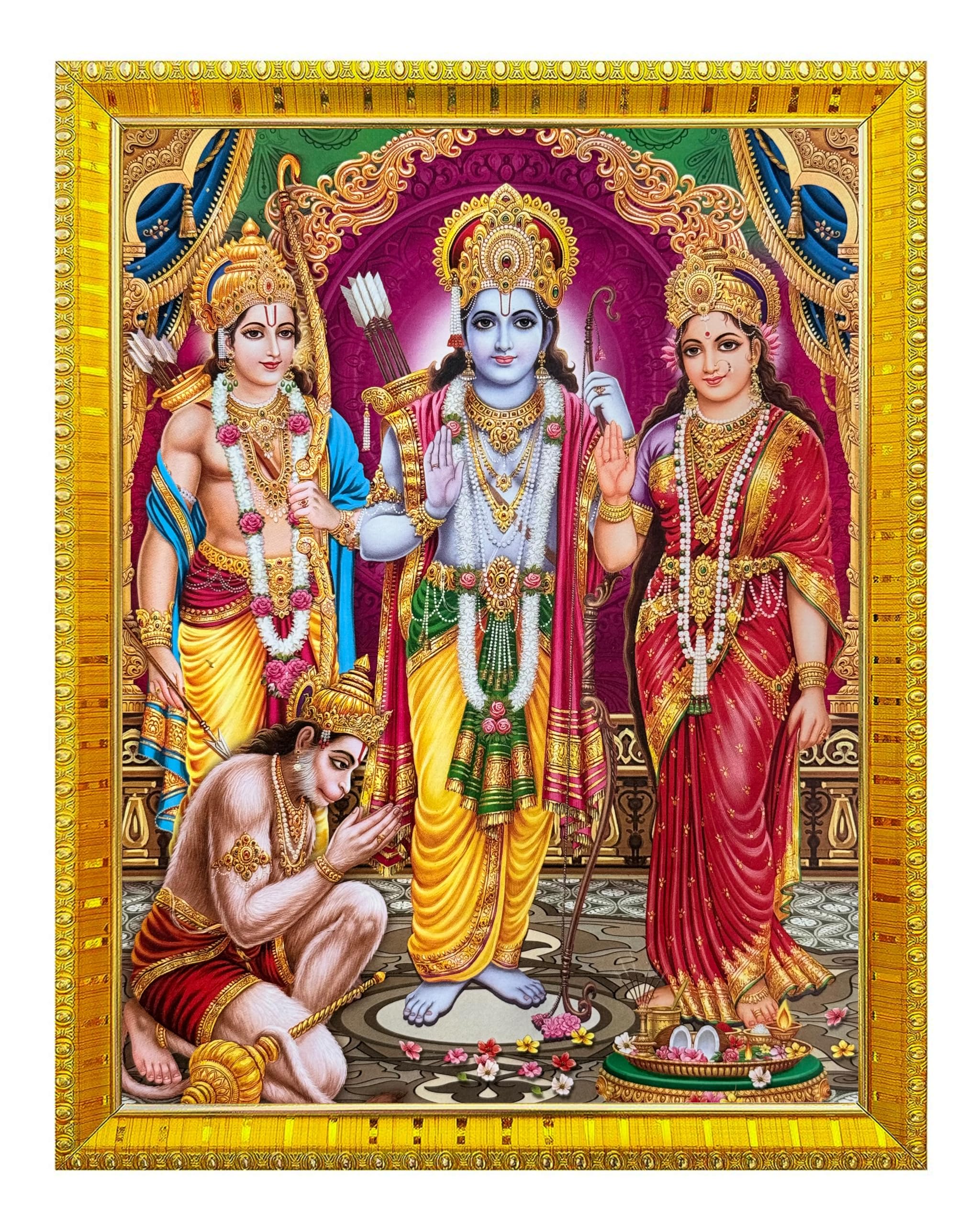 Koshtak Ram Darbar Ram Parivar Ram Sita Laxman And Hanuman | Desertcart ...