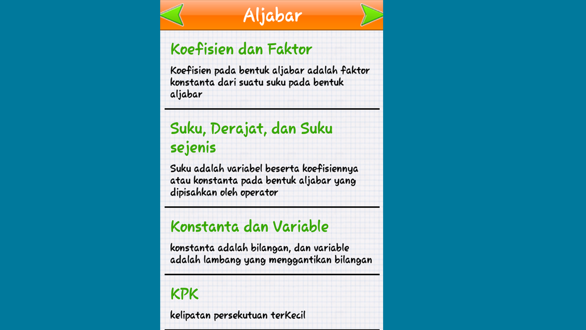 Rumus Matematika SMP - App on Amazon Appstore