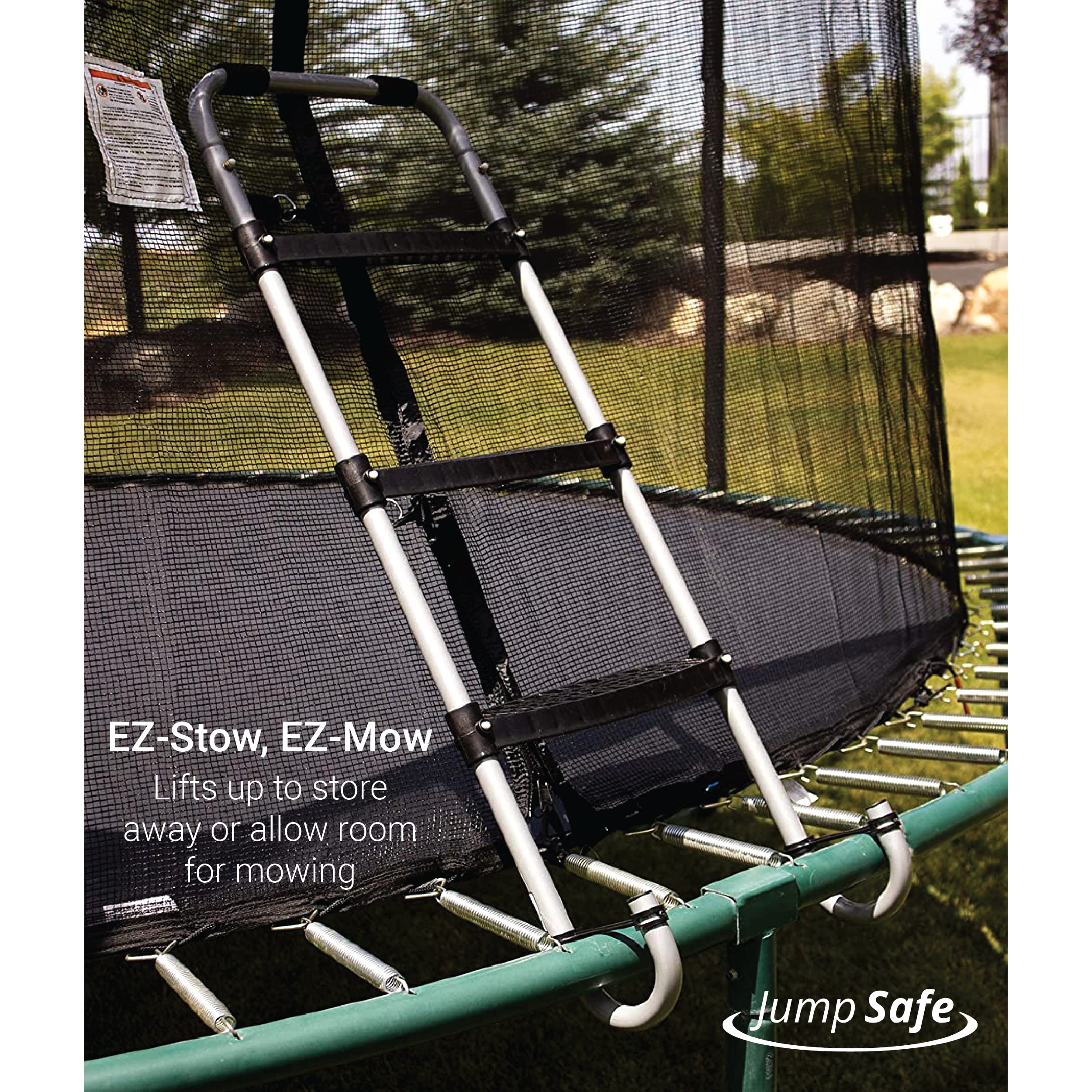 Snapklik.com : Trampoline Ladder Wide 3 Step Heavy-Duty Design Unique ...