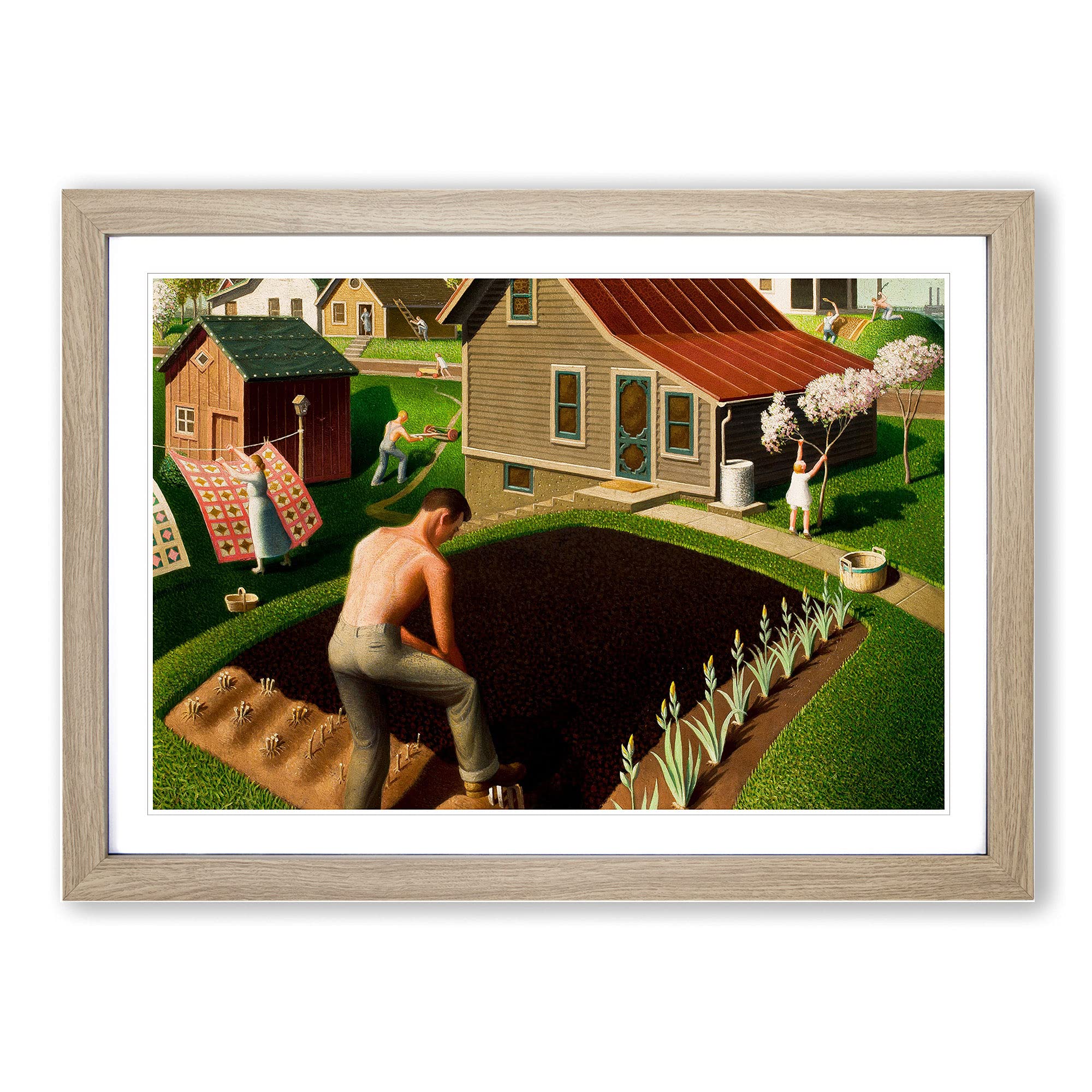 Grant Wood Spring In Town