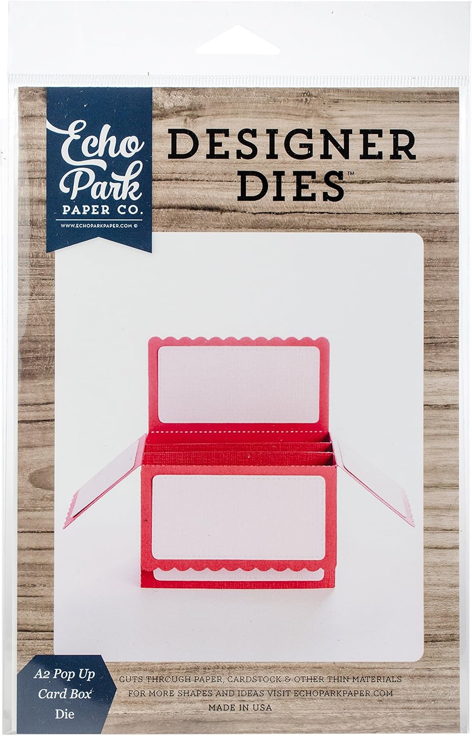 Amazon.com: Echo Park Paper Company A2 Pop Up Card Box Die