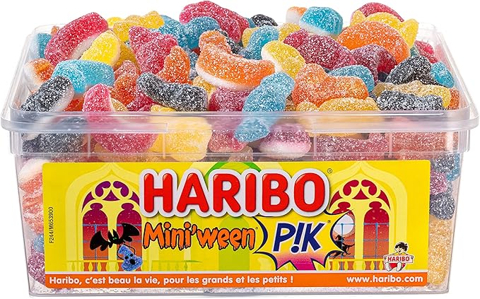 HARIBO - Miniween Pik - Assortiment de Bonbons - Boîte 150 bonbons ...