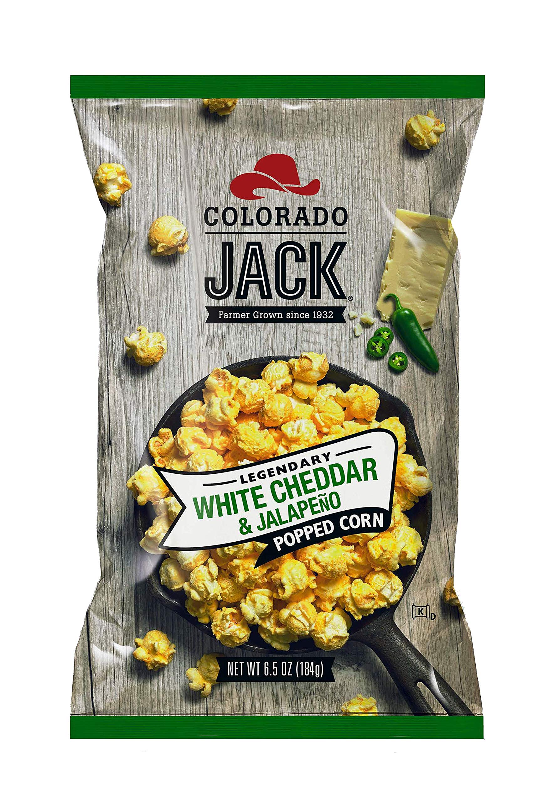 Colorado Jack Gourmet Popcorn Variety Pack (5 bags): Caramel (2) White ...