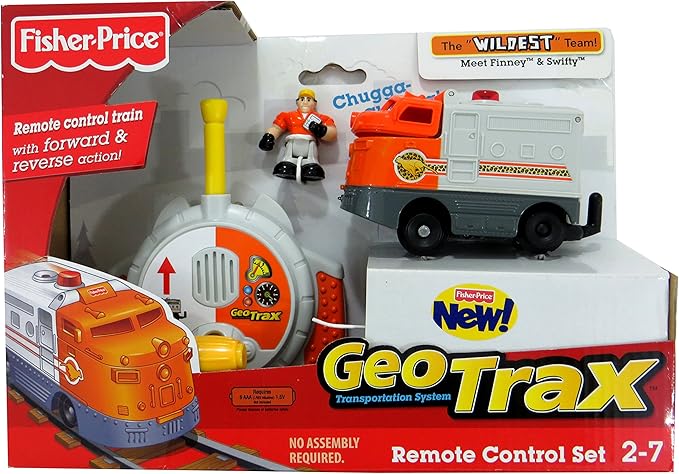 Amazon.com: Geotrax the Wildest Team Meet Finney & Swifty Remote ...