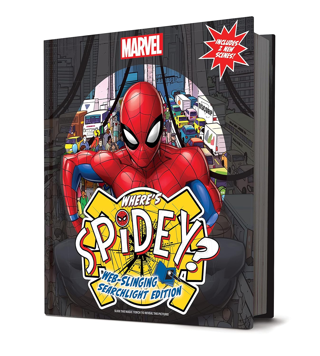 Where’s Spidey?: Web-Slinging Searchlight Edition (Marvel) : Amazon.com ...
