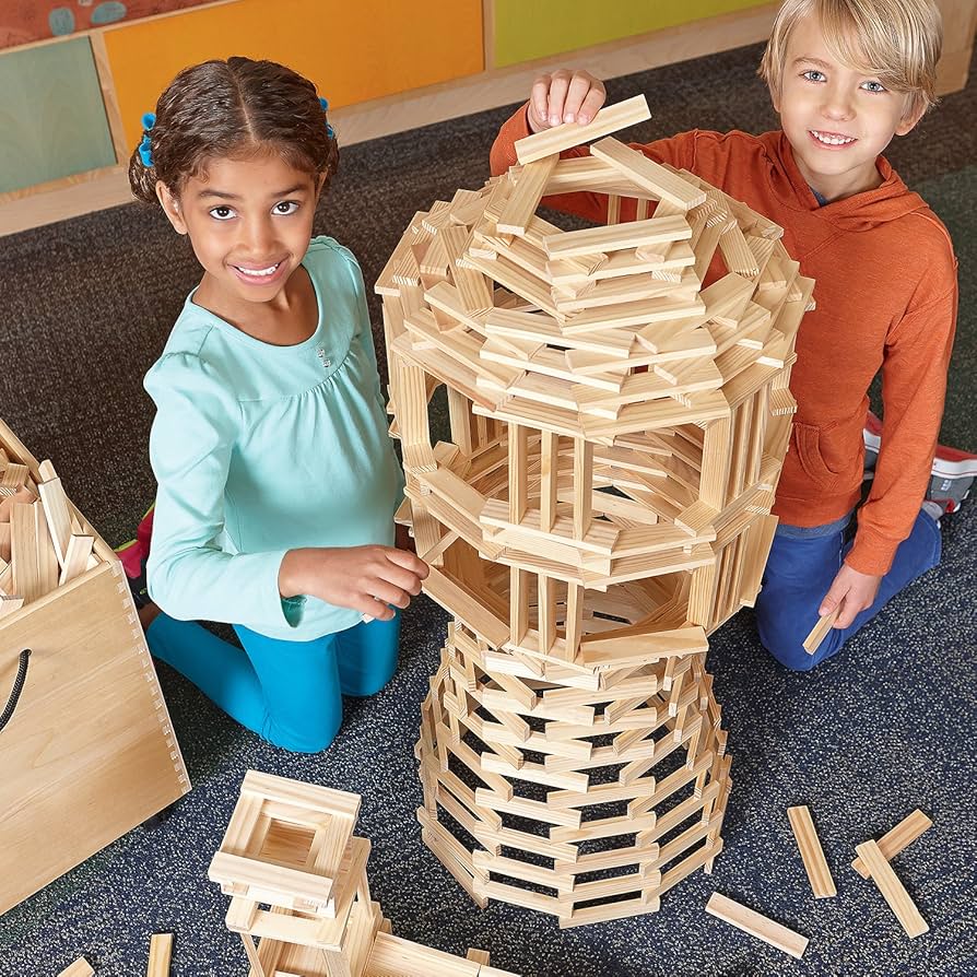 Keva Planks Building Wood Structures MindWare KEVA Maple 800 Plank