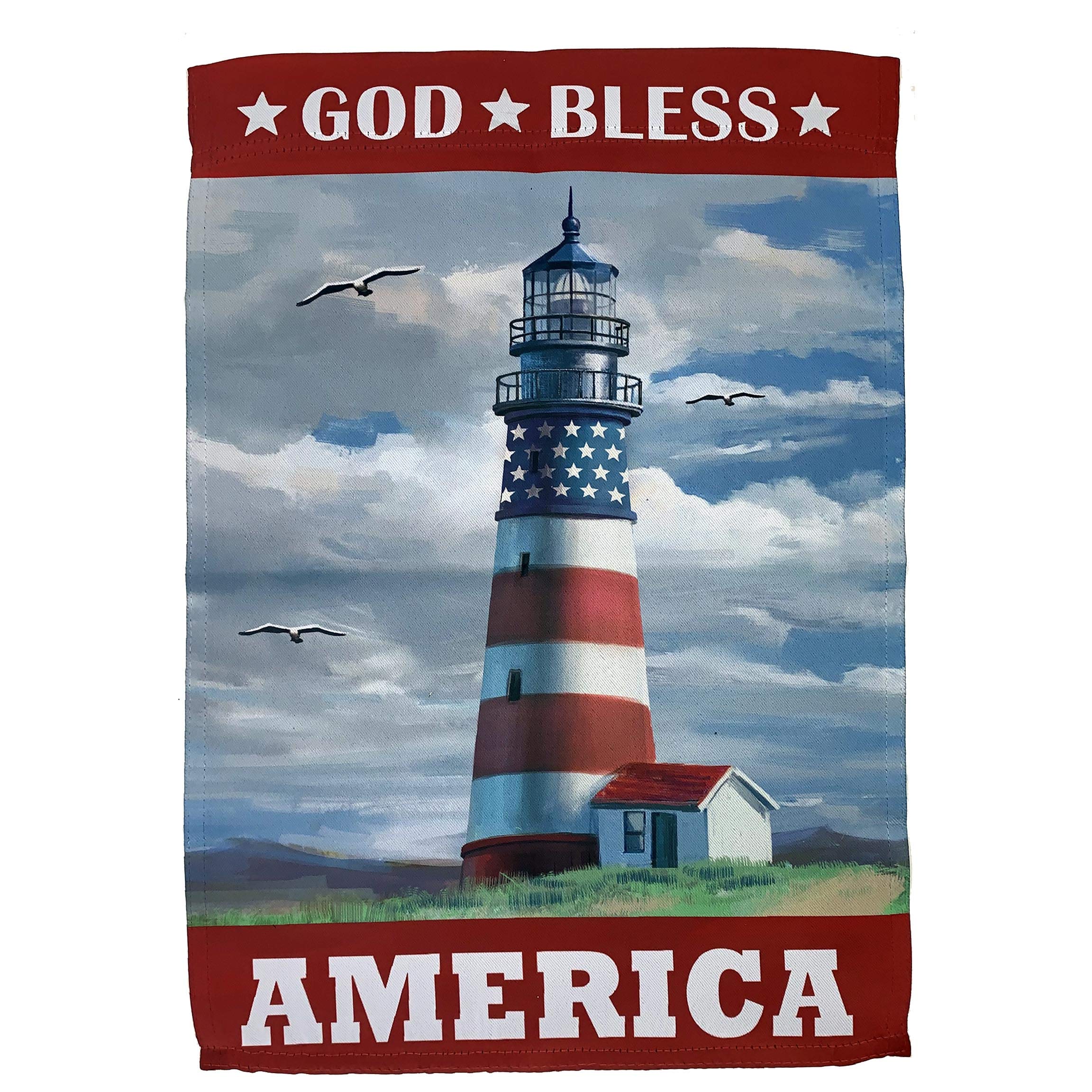 Blue Striped Lighthouses