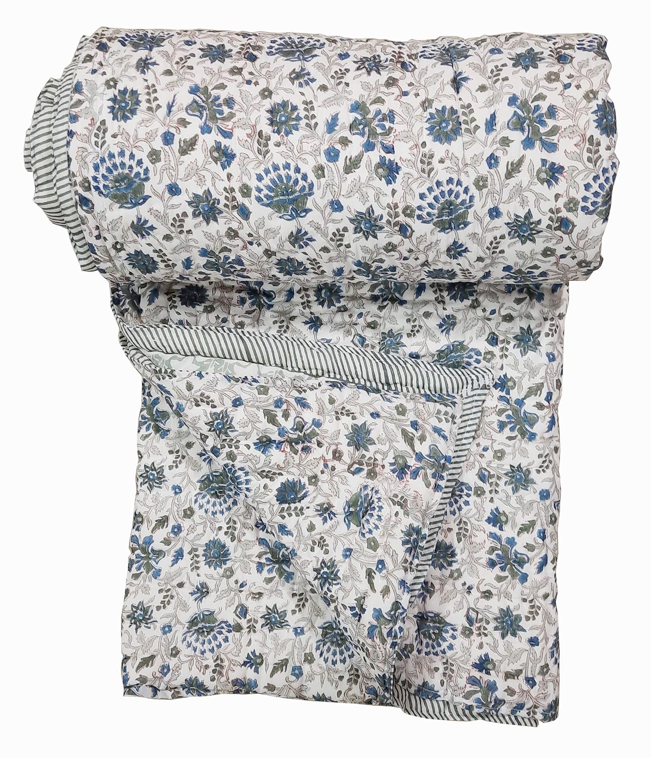 Buy Craft Venture Handmade 100% Pure Cotton Jaipuri Razai/Rajai ...