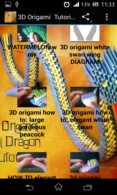 3D Origami Tutorials Crafts 1 - App on Amazon Appstore