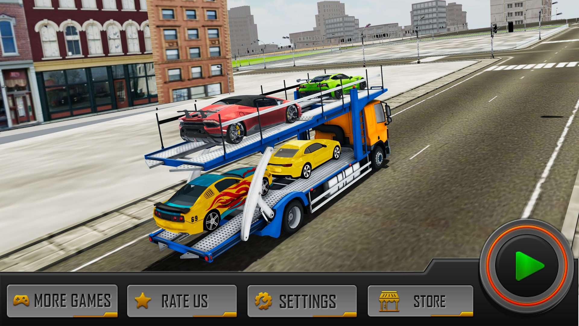 Multi Trailer Truck Car Transport Simulator - Modern Truck Driving ...
