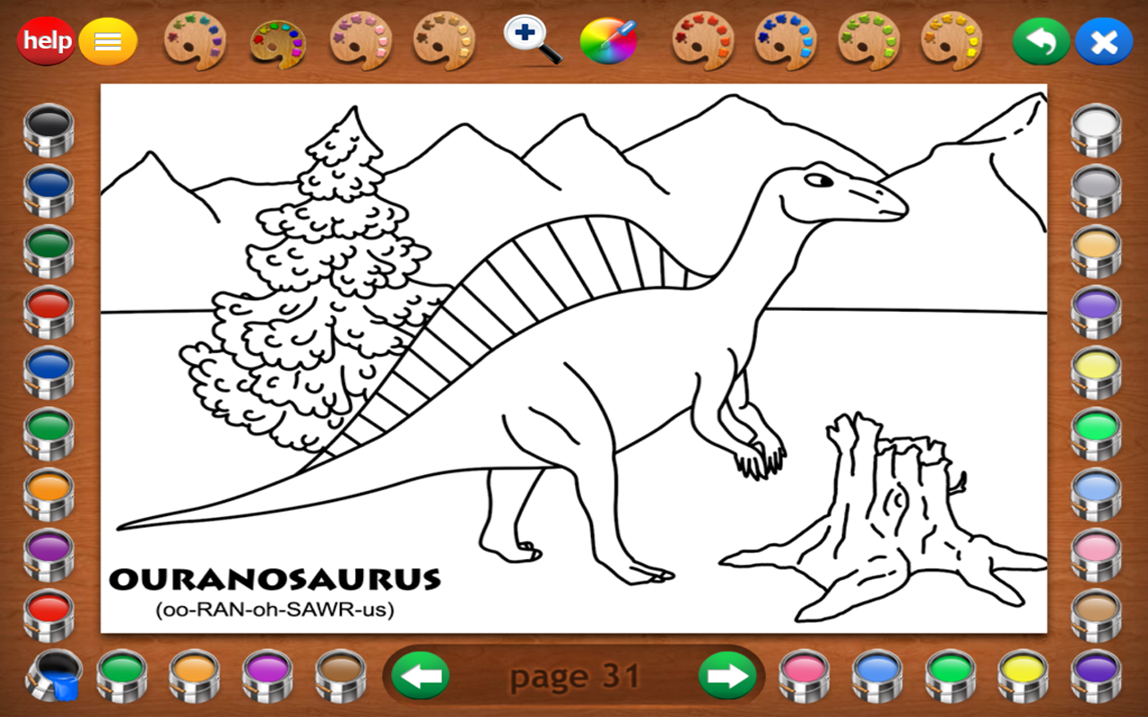 Coloring Book 2: Dinosaurs - App on Amazon Appstore