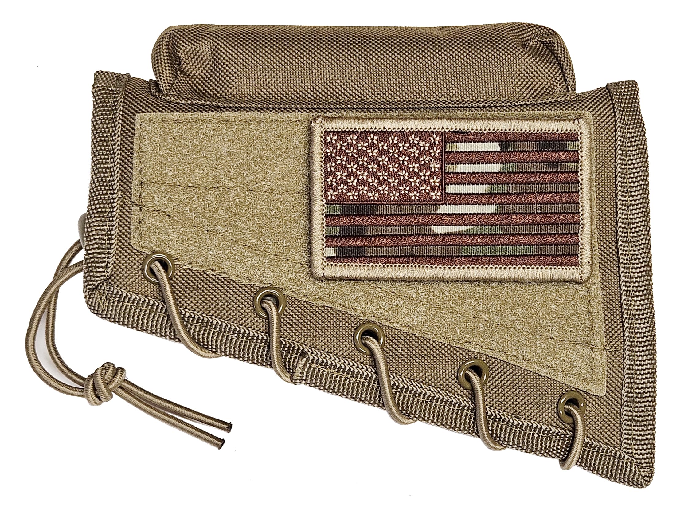 Amazon.com : M1SURPLUS Tan Color Cheek Rest Stock Pad + Multicam USA ...