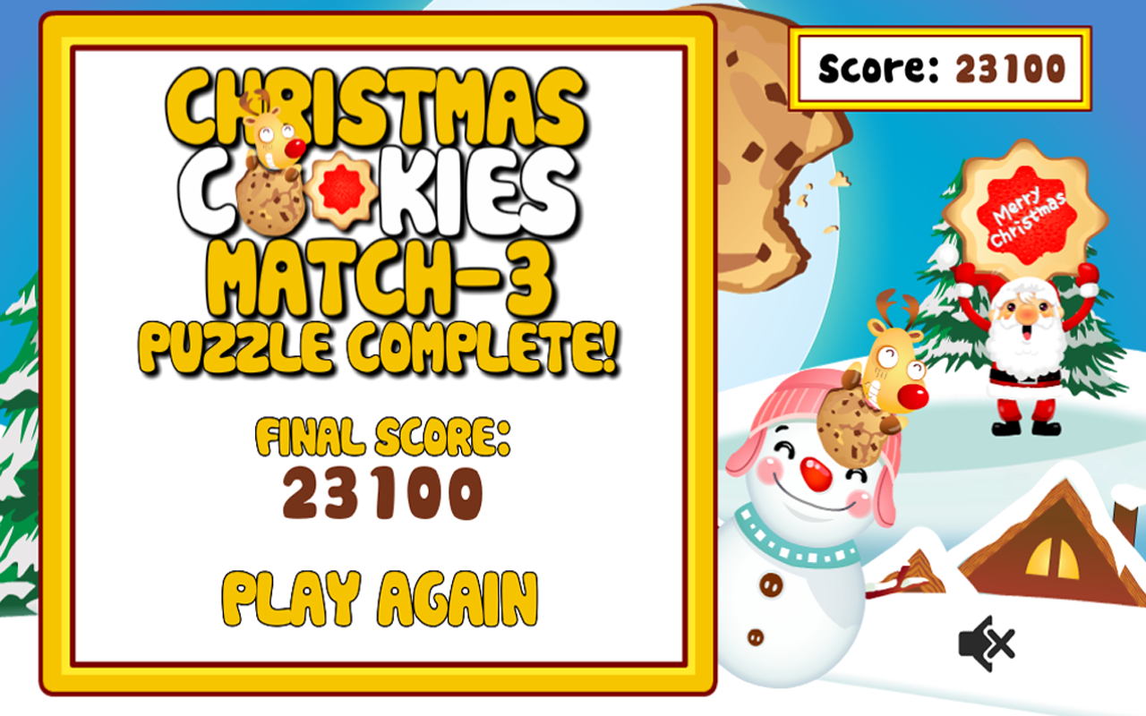 Christmas Cookies Match 3 Christmas Game Kids App (Kindle Fire HD ...