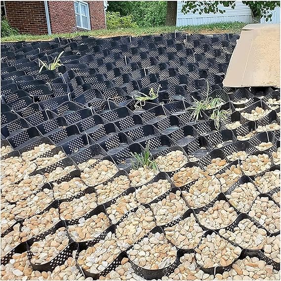 2" High Permeable Geogrid Polyethylene Honeycomb Ground Grid ...