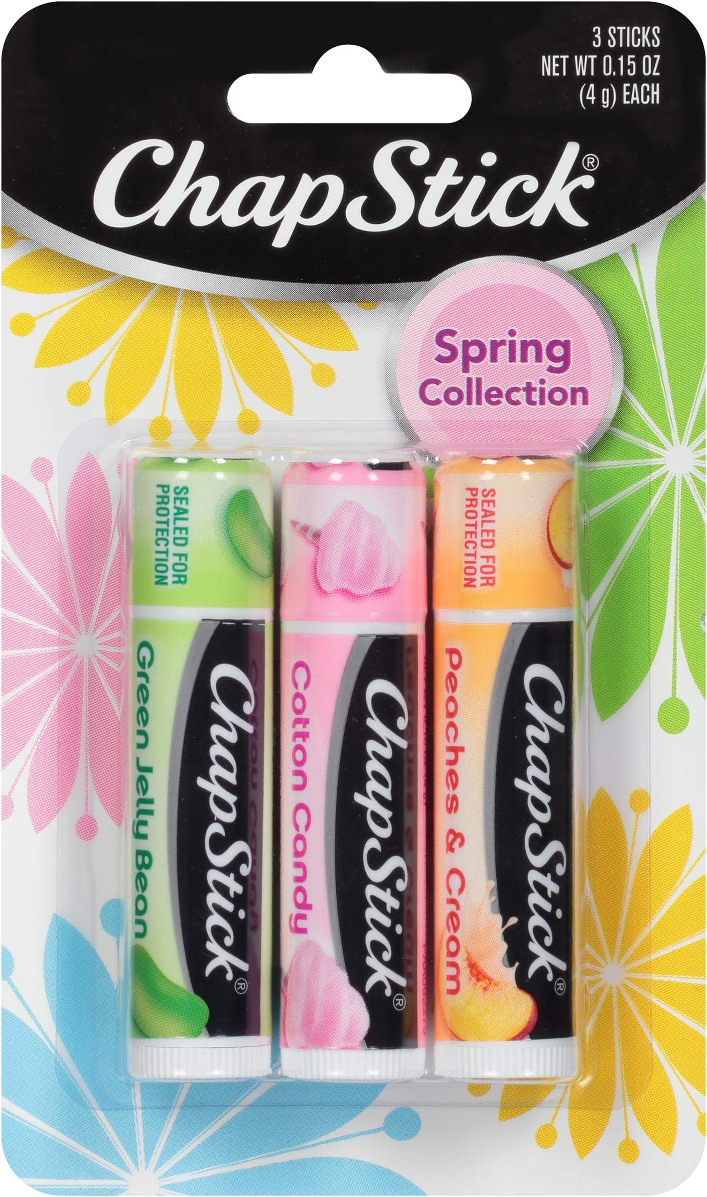 Amazon.com : ChapStick (1) Pack Lip Balm Sticks - 3pc Set Includes ...