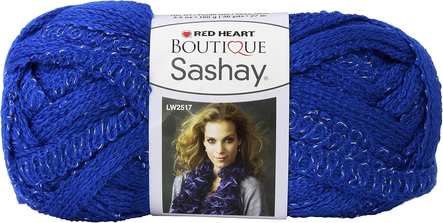 Amazon.com: RED HEART Sashay Yarn, Blue