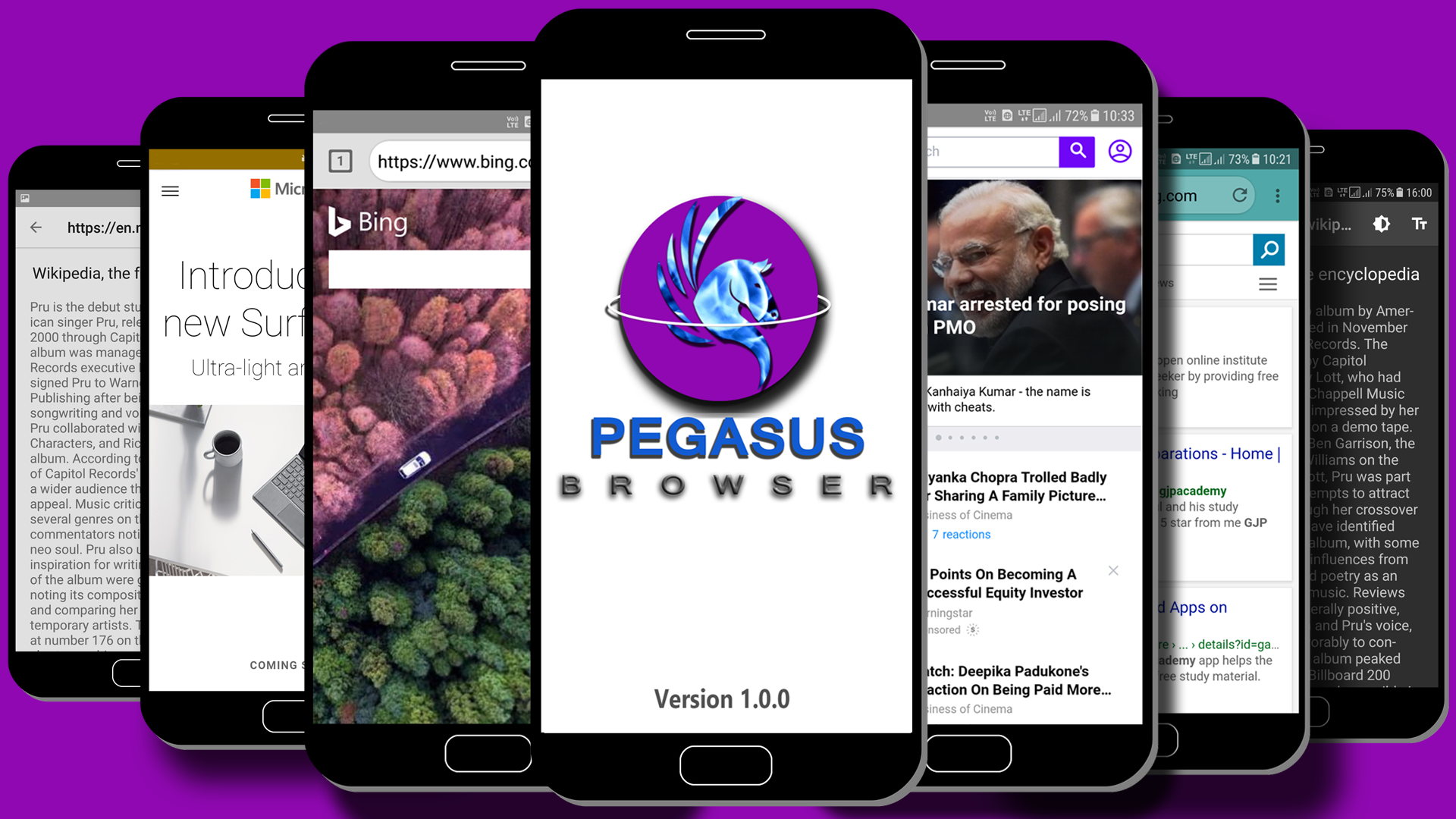 Pegasus Browser - Fast Private & Secure Download - App on Amazon Appstore