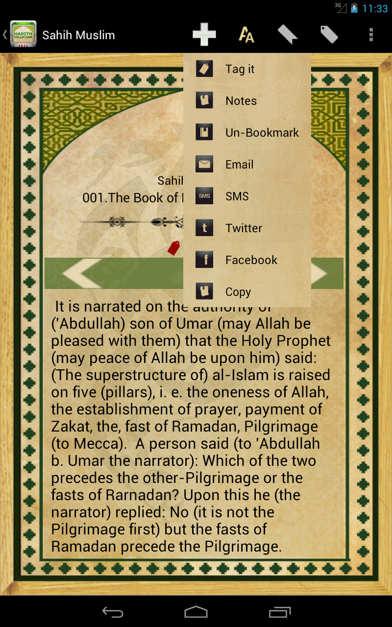 Hadith - Sahih Bukhari, Sahih Muslim, Sunan Ibn Majah, Sunan Abu Dawud ...