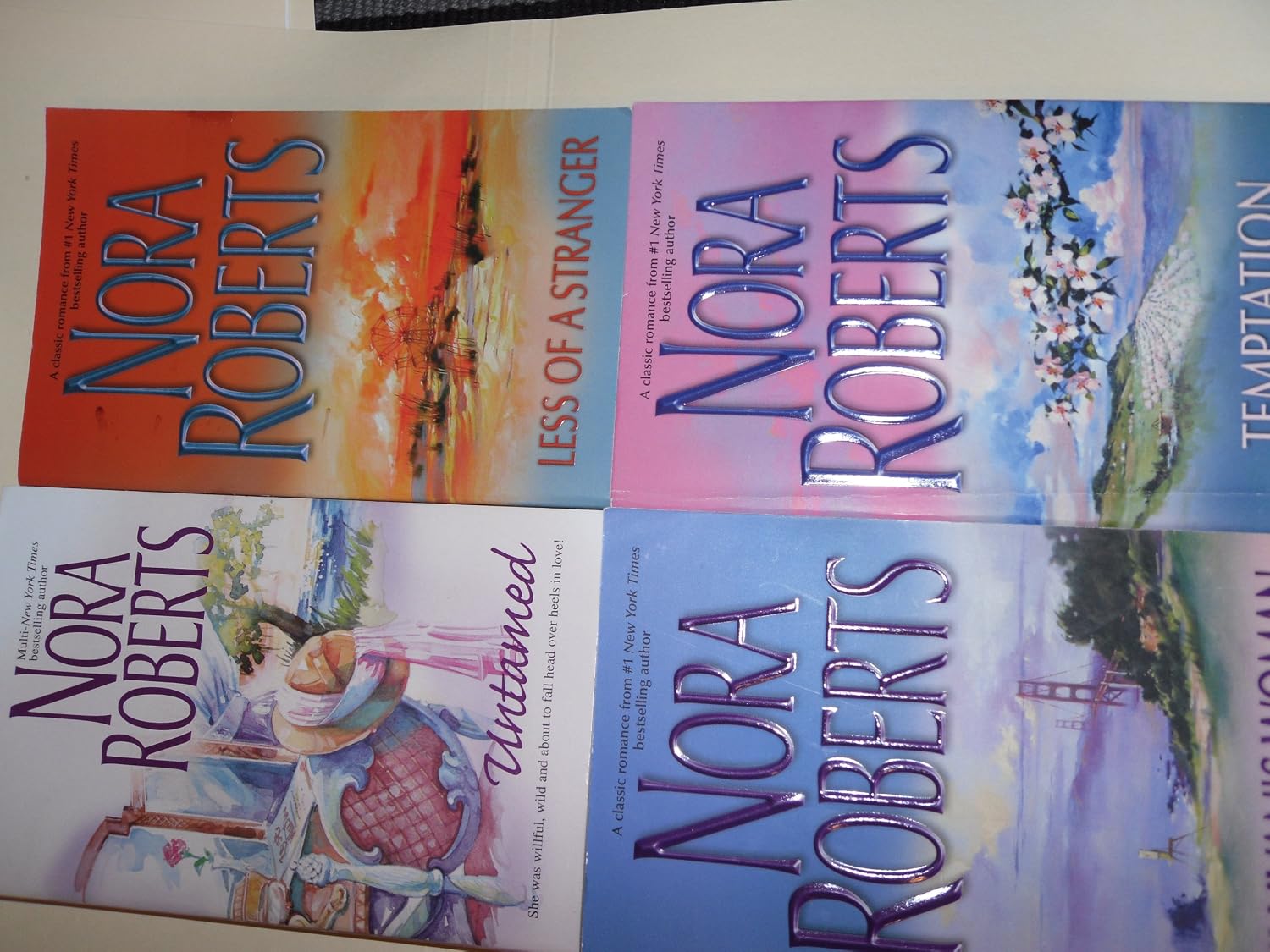 Nora Roberts (4 Books) Sullivan's Woman,Tempation,Untamed,Less of a ...