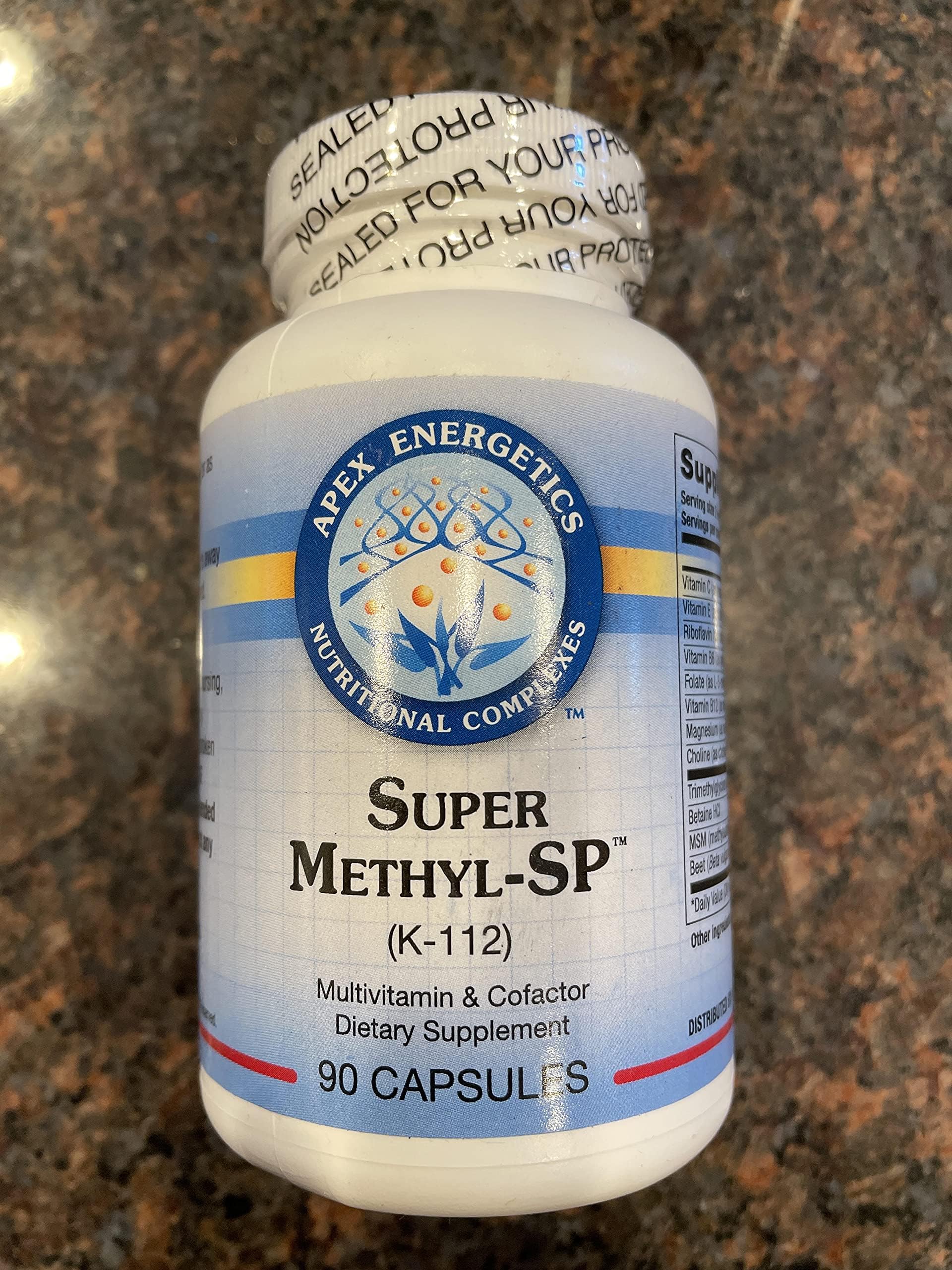 Amazon.com: Super Methyl-SP (K-112), Apex Energetics, 90 Capsules ...