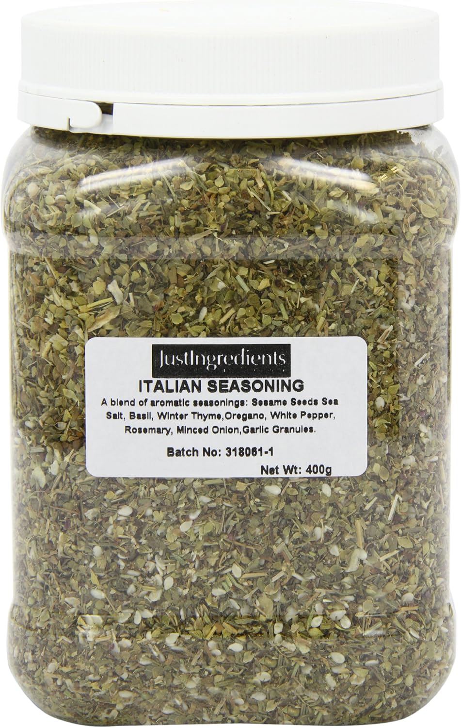 JustIngredients Essential Italian Seasoning Tub 400 g (Pack of 2 ...