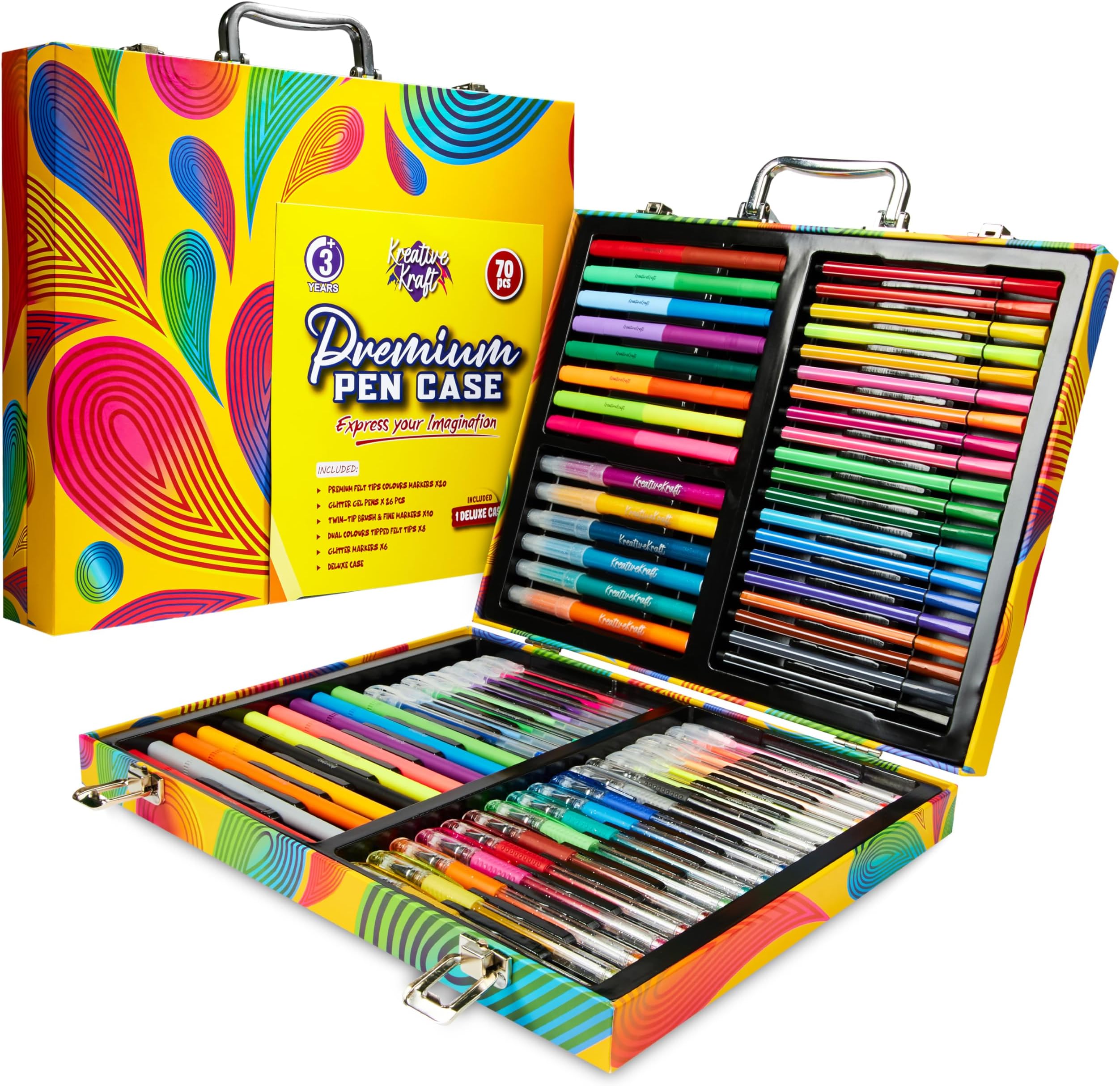 BIC Kids Colouring Set Of 120 Colouring Pencils and Felt Pens for Kids ...