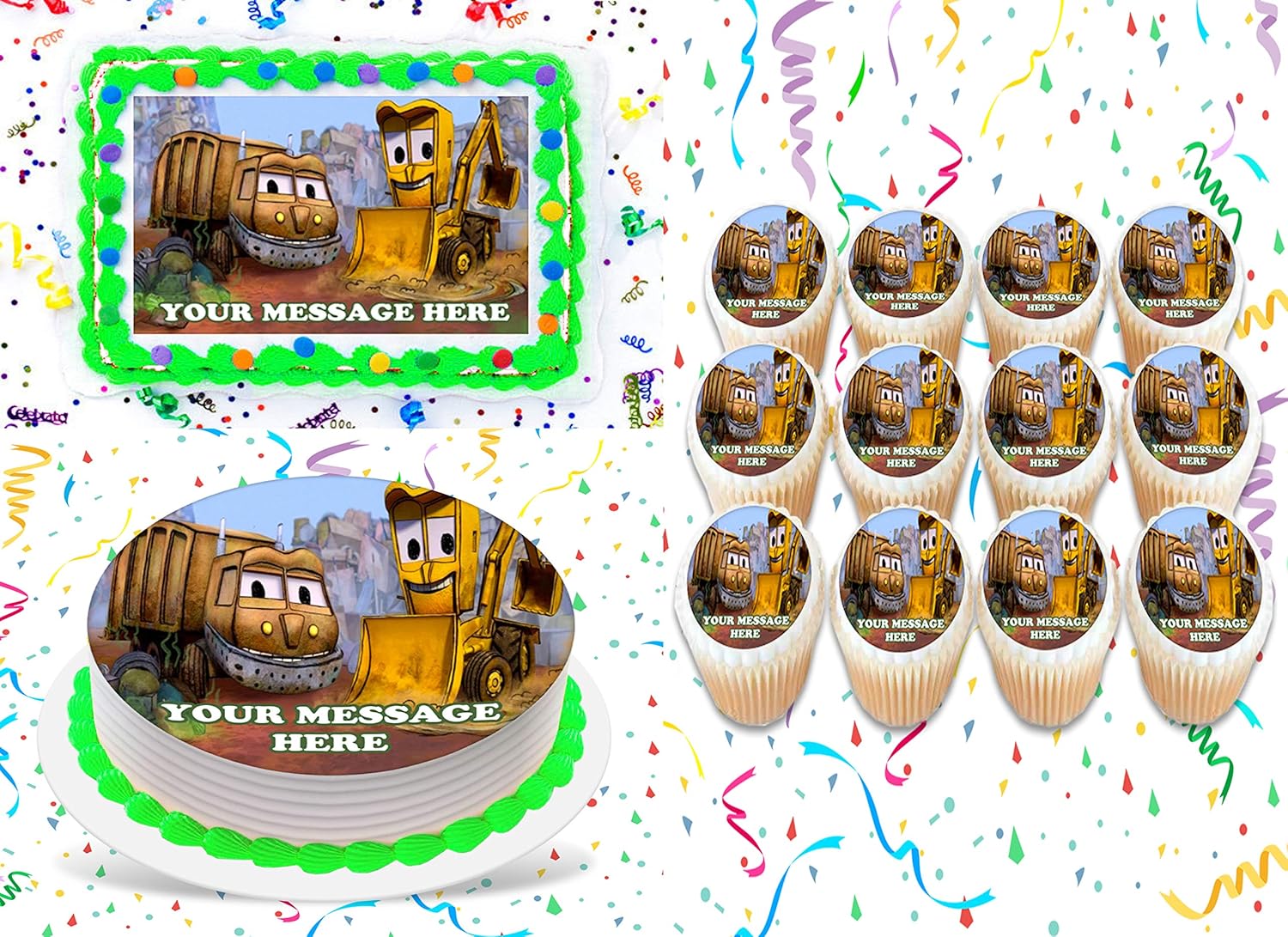 Amazon.com: The Stinky And Dirty Show Cake Topper Edible Image ...