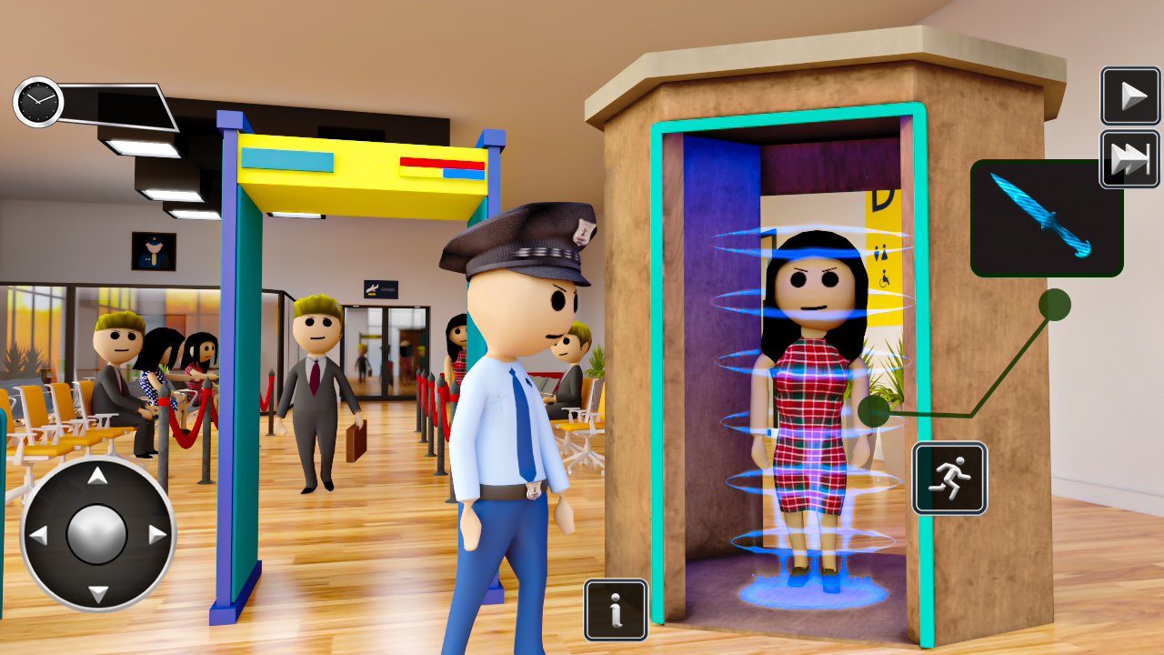 Stickman Airport Security Scanner Manager: Airport Games Free for Kids ...