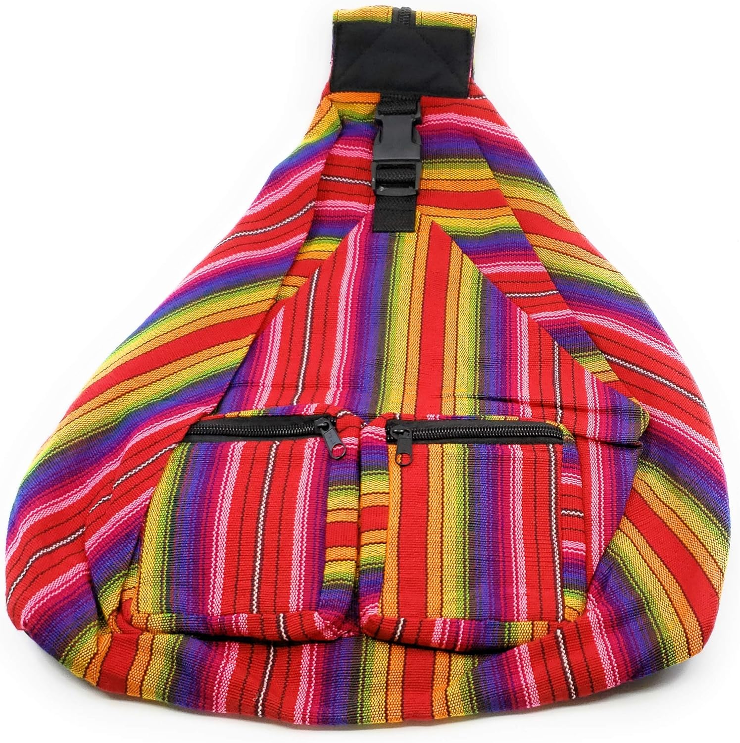 Amazon.com | Ayuni Gifts of the World Tribal Woven Backpack Colorful ...