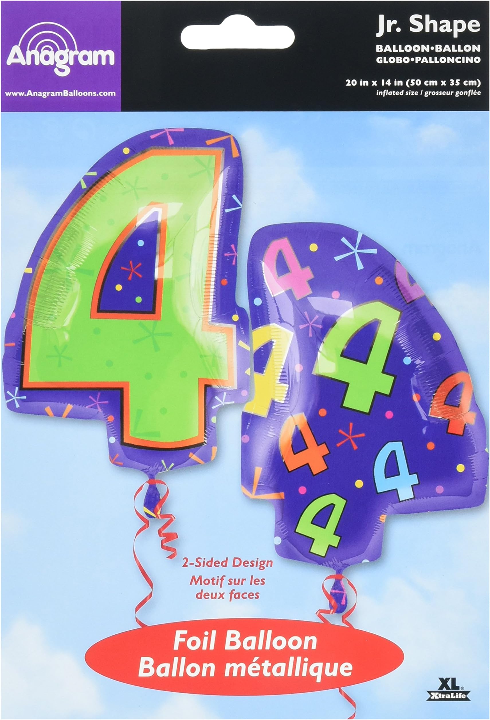 Amazon.com: Anagram International Feel Better Flower Shape Balloon, 29 ...